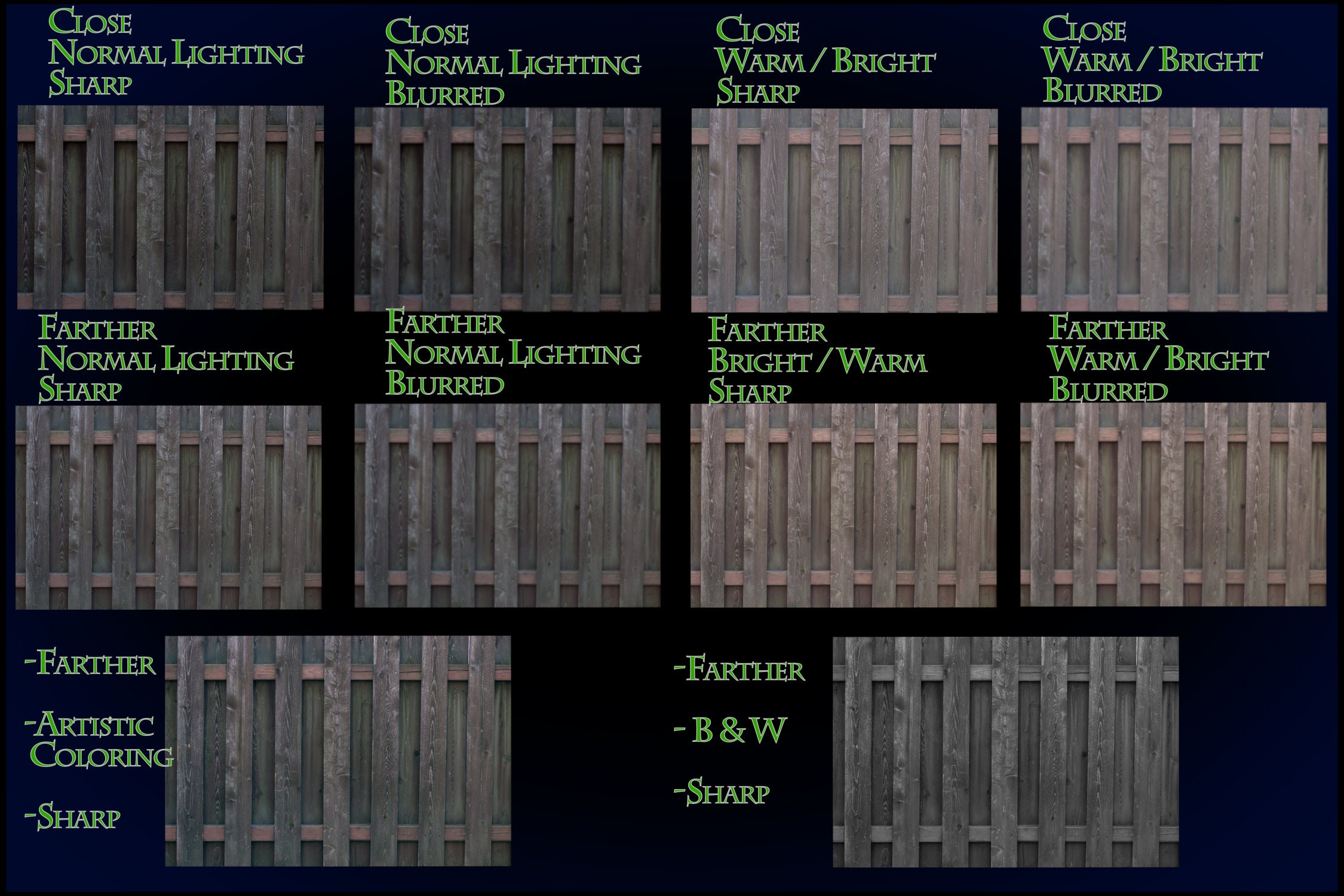 Fence Overlay | Wood Texture | Wooden Fence Picture | Digital Download ...