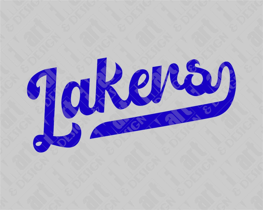 SVG DXF PNG Lakers Baseball Team Logo Instant Download - Etsy