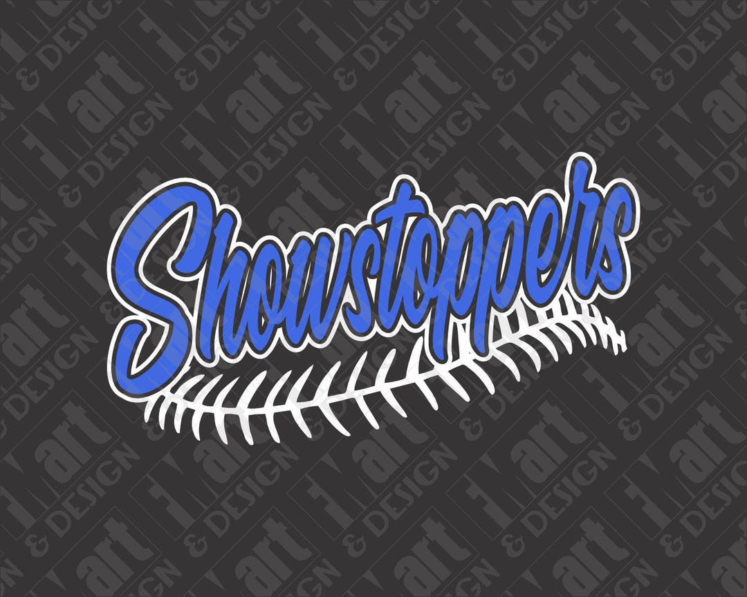 PNG Showstoppers Baseball Team Logo Instant Download - Etsy