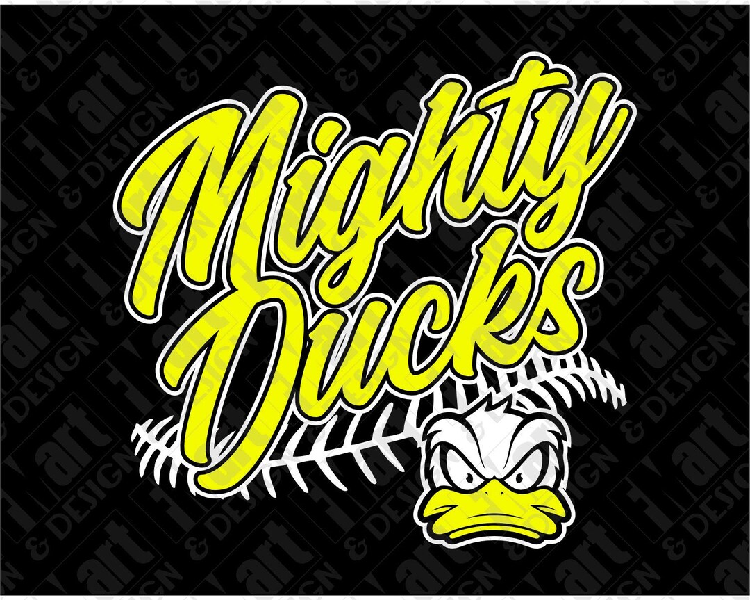 SVG DXF PNG Mighty Ducks Baseball Team Logo Instant Download - Etsy