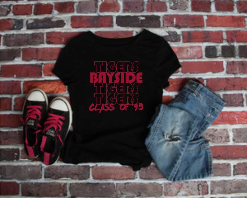 SVG DXF PNG Bayside Tigers Class of 93 Retro Inspired Graphic - Etsy