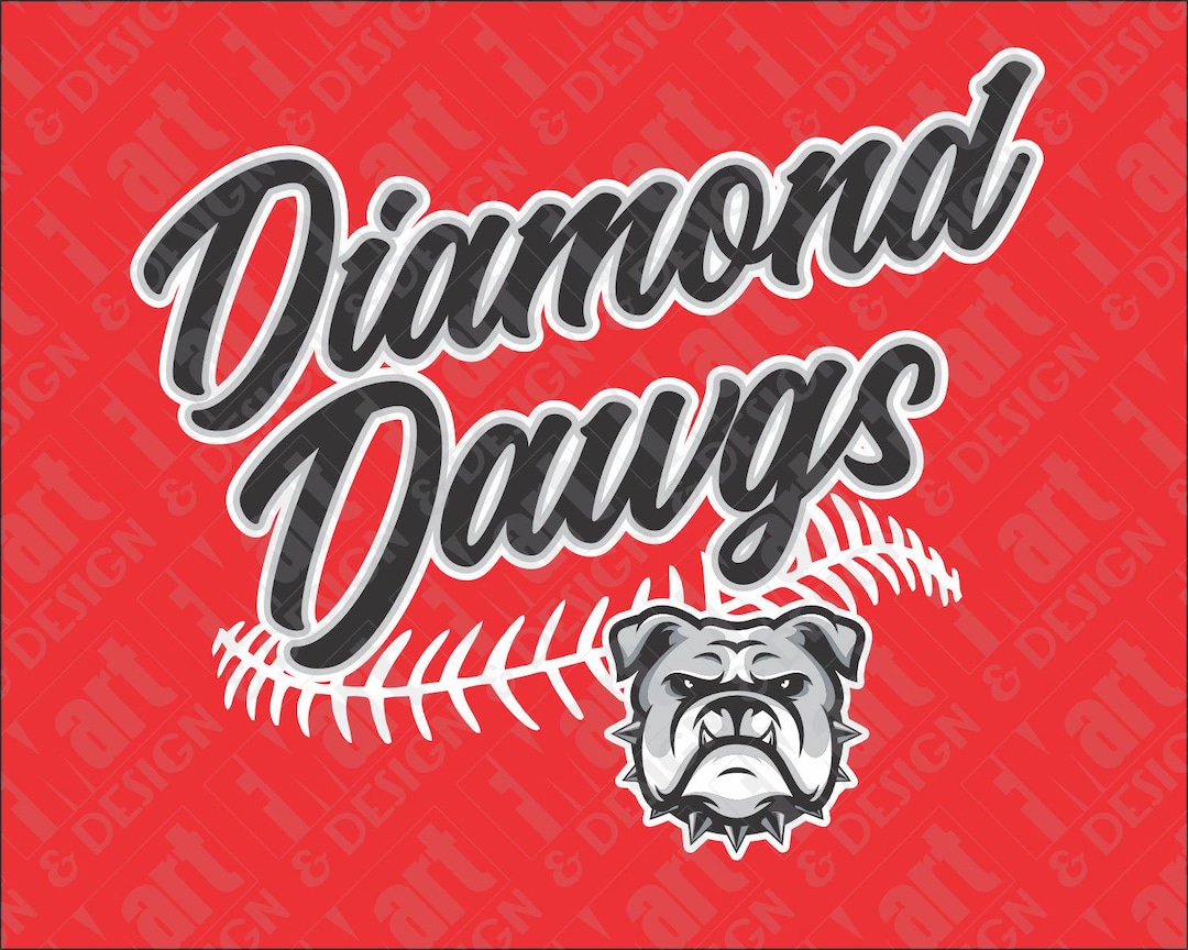 PNG ONLY Diamond Dawgs Baseball Team Logo Instant Download - Etsy