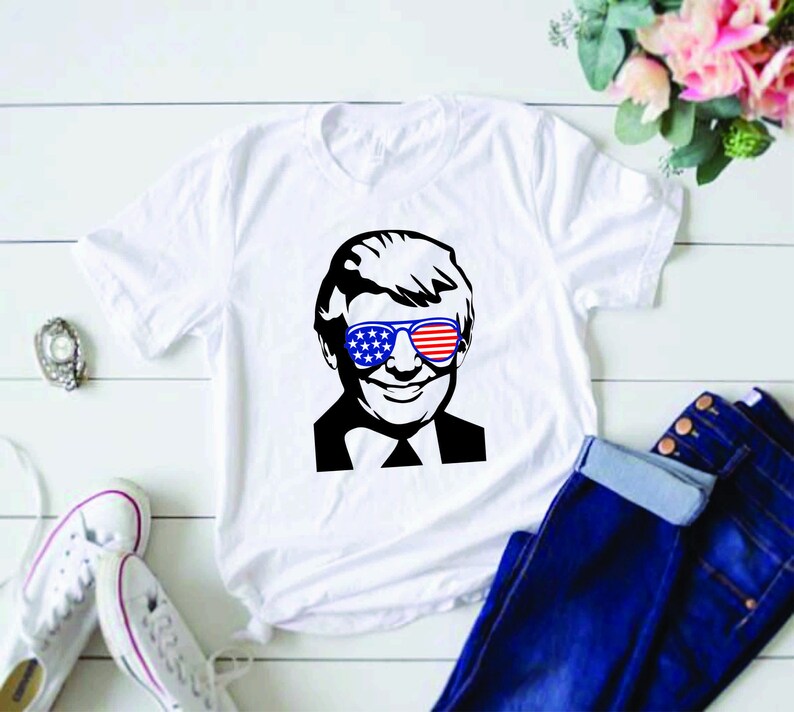 SVG DXF PNG Donald Trump United States of America Flag 4th of - Etsy