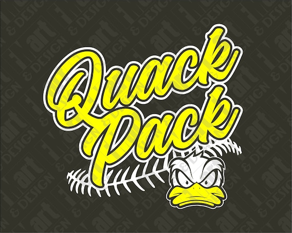 SVG DXF PNG Quack Pack Ducks Baseball Team Logo Instant | Etsy Ireland