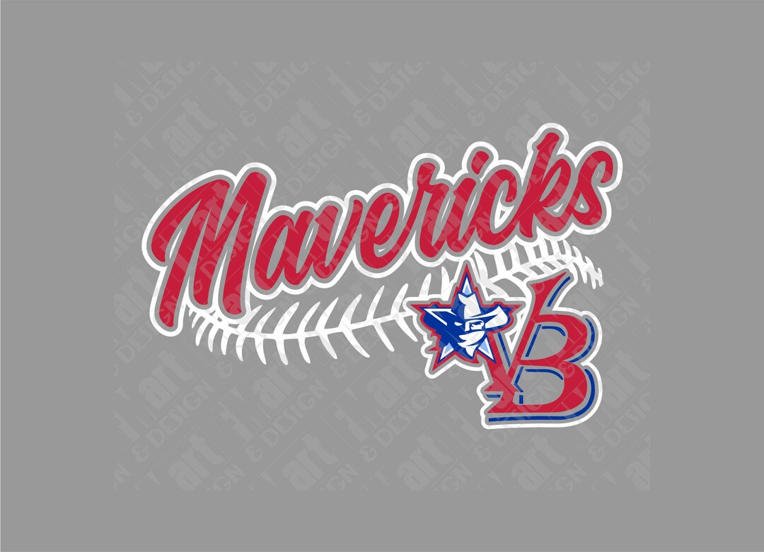 SVG DXF PNG Mavericks Baseball Team Logo Instant Download - Etsy