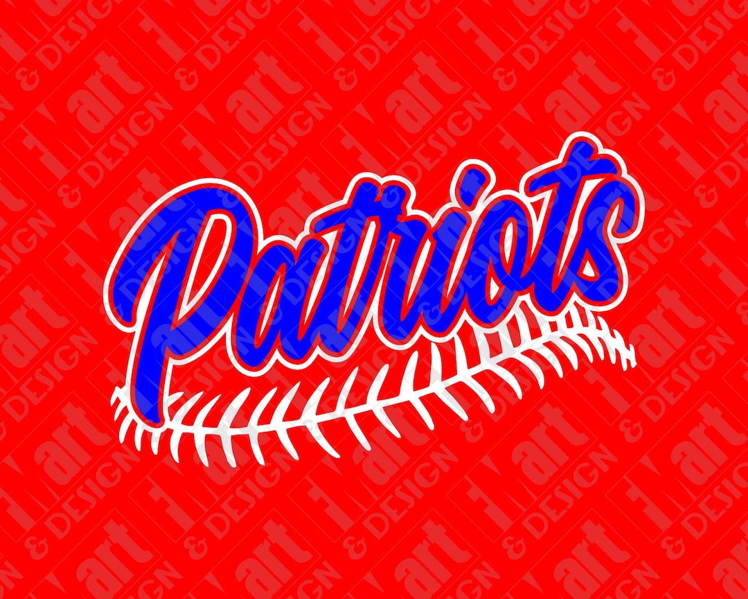 SVG DXF PNG Patriots Baseball Team Logo Instant Download - Etsy