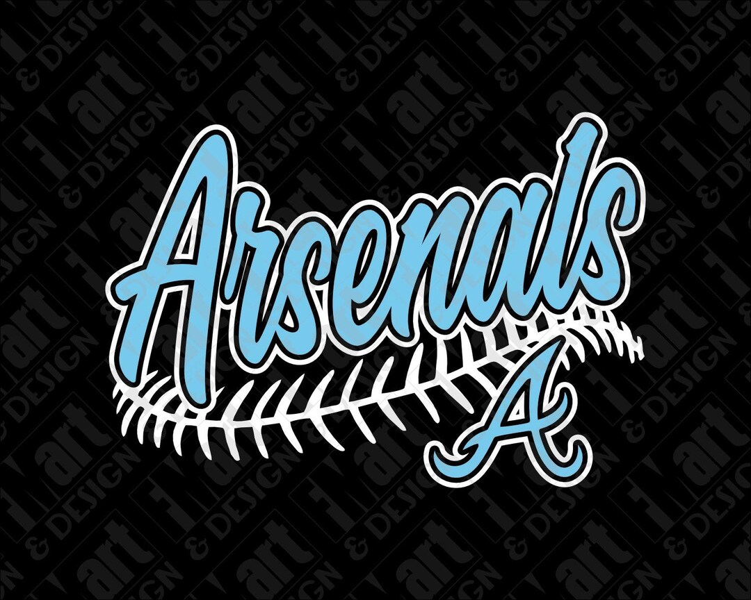 SVG DXF PNG Arsenals Baseball Team Logo Instant Download - Etsy