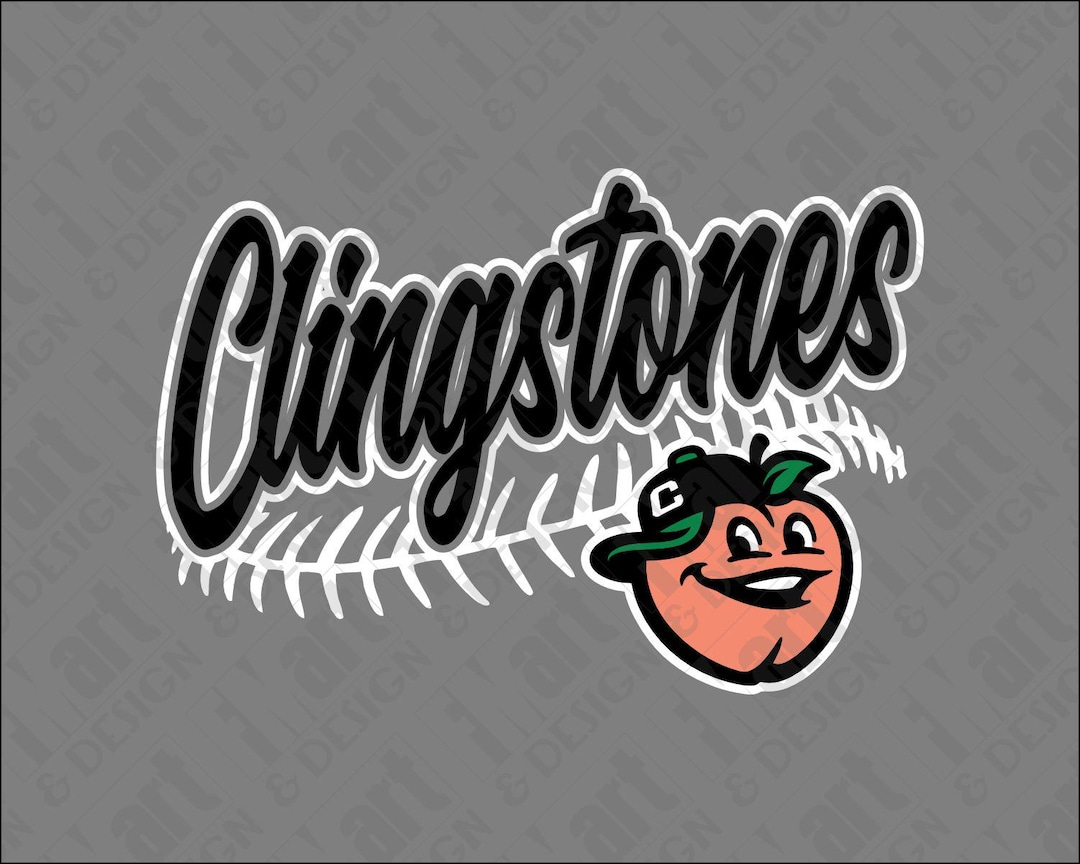 SVG DXF PNG Clingstones Baseball Team Logo Instant Download 3 - Etsy