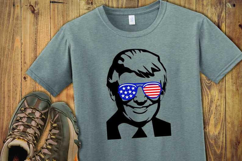 SVG DXF PNG Donald Trump United States of America Flag 4th of - Etsy
