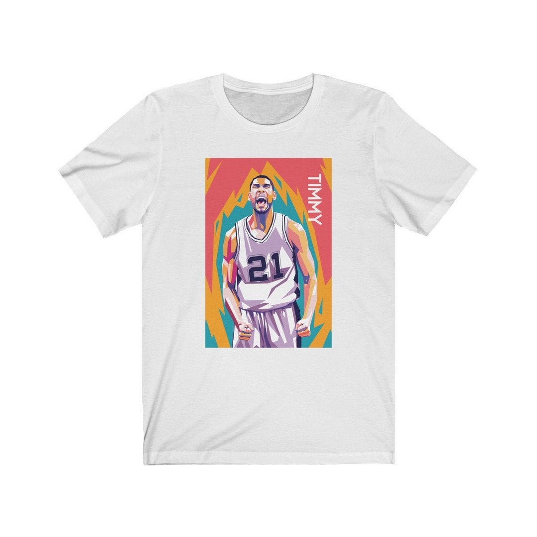Tim Duncan Pop Art T-shirt - Etsy