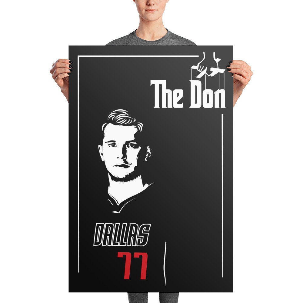 Luka 'the Don' Doncic Godfather Style Poster - Etsy