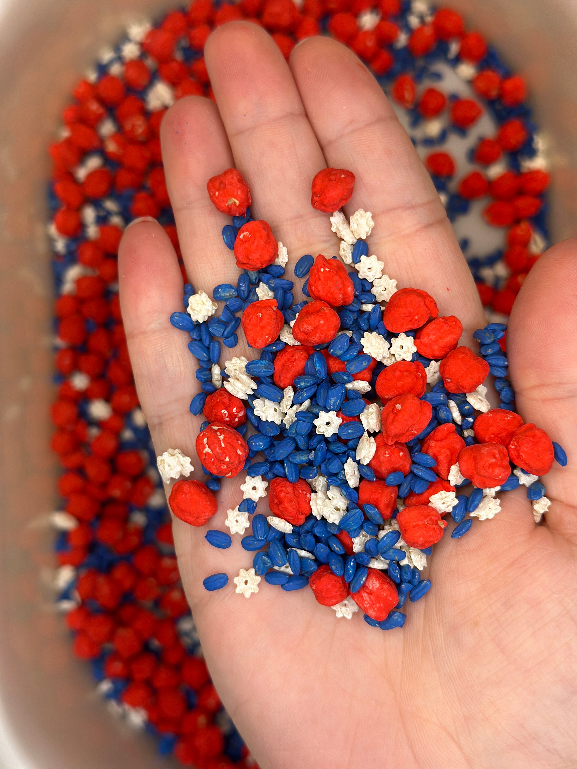 Firework Frenzy Sensory Bin Filler | Sensory Bin | 4th of July Sensory ...