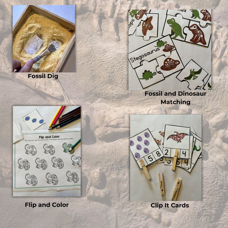 Dinosaur Preschool Activity Kit | Dinosaur Unit Study|kindergarten ...