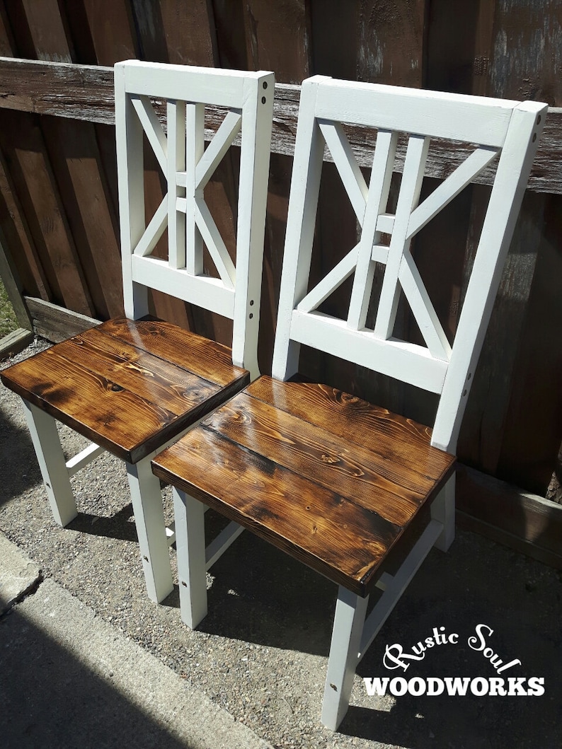 Rustic Dining Chairs Farmhouse Dining Chairs Country Style | Etsy