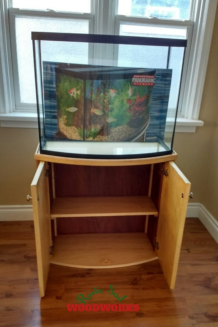 Natural Wood Aquarium Stand at Robin Alexander blog