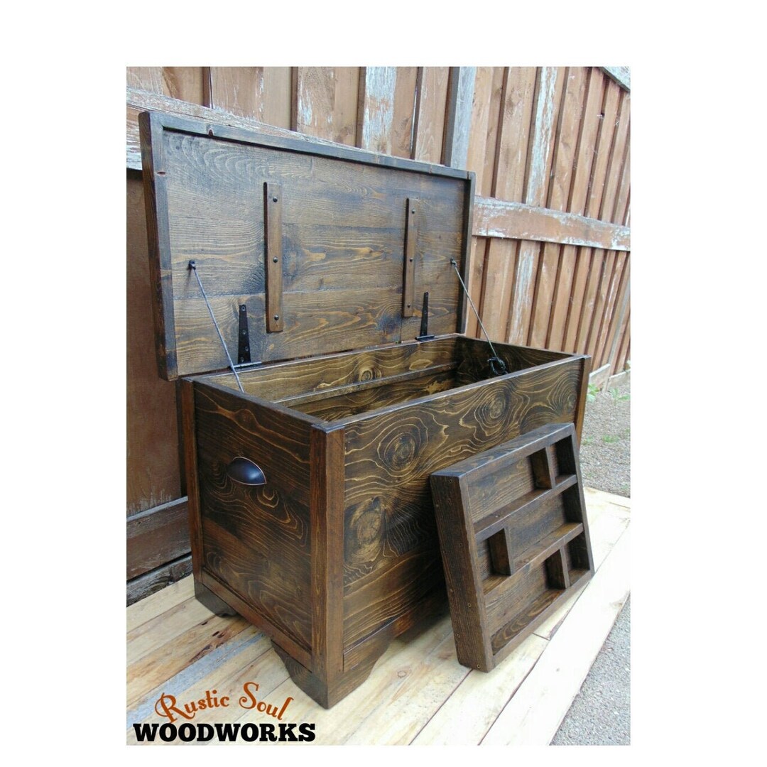 Rustic Hope Chest Blanket Chest 34x15x20 - Etsy