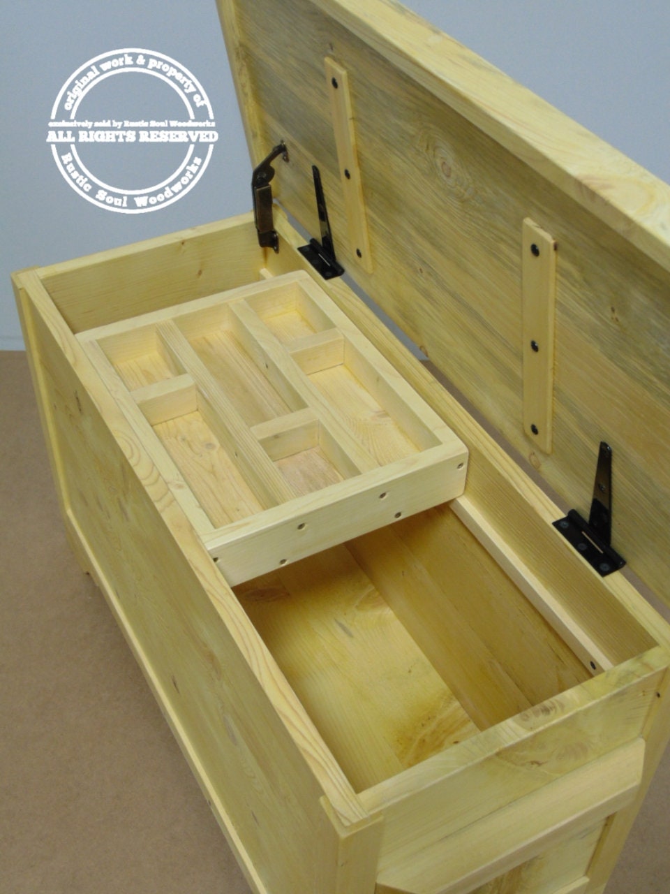 Yellow with Soft-close Hinge Rustic Hope Chest Mothers Day | Etsy