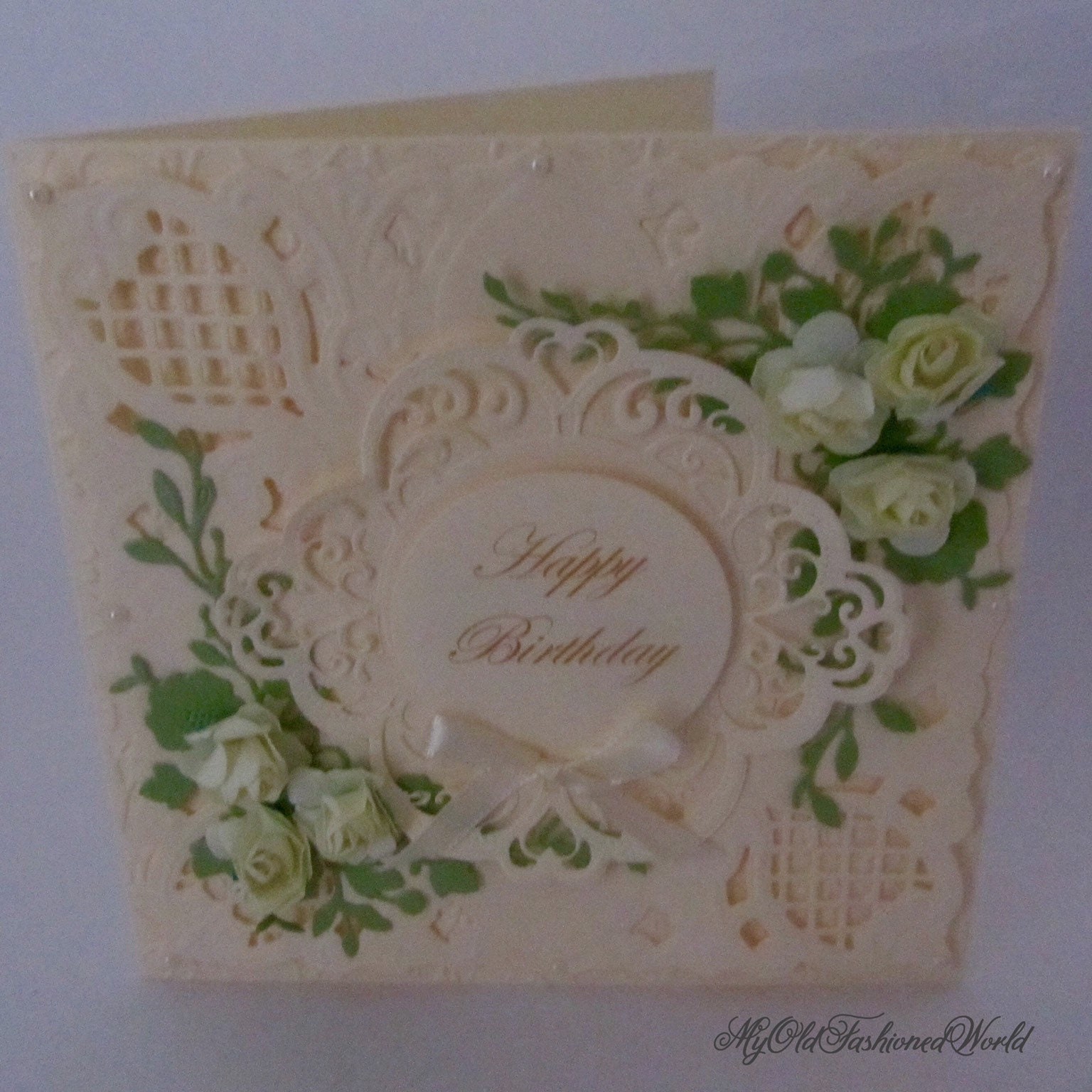 Romantic Old Fashioned Vintage Style Birthday Card for a Special Mother ...