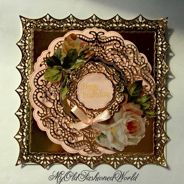 Vintage Style Card - Etsy