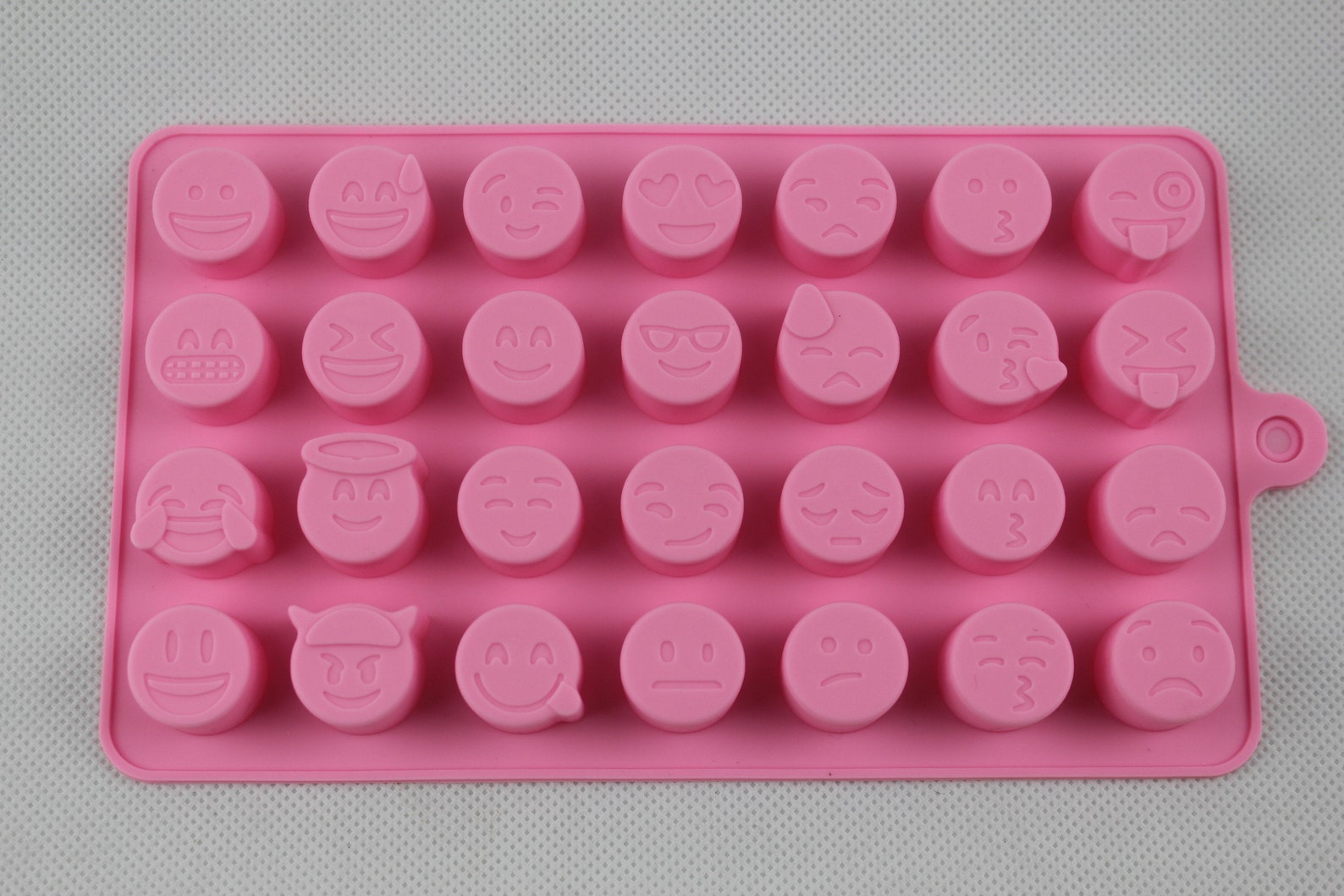 Emoji Silicone Mould X 28 Cute Round Chocolate Candy Jelly | Etsy UK