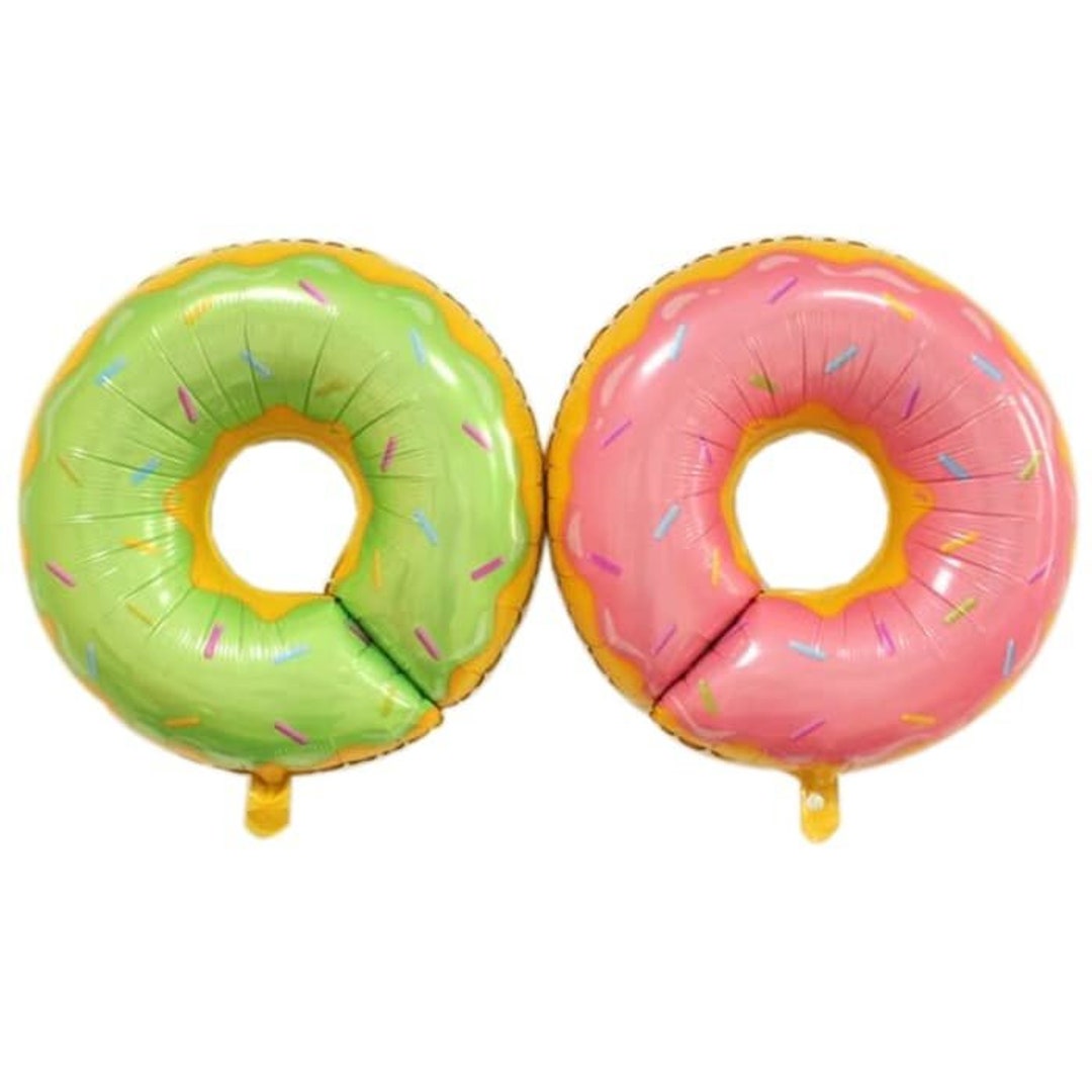Donut Balloon Pink or Green Donut Balloon Donut Theme Birthday Party ...