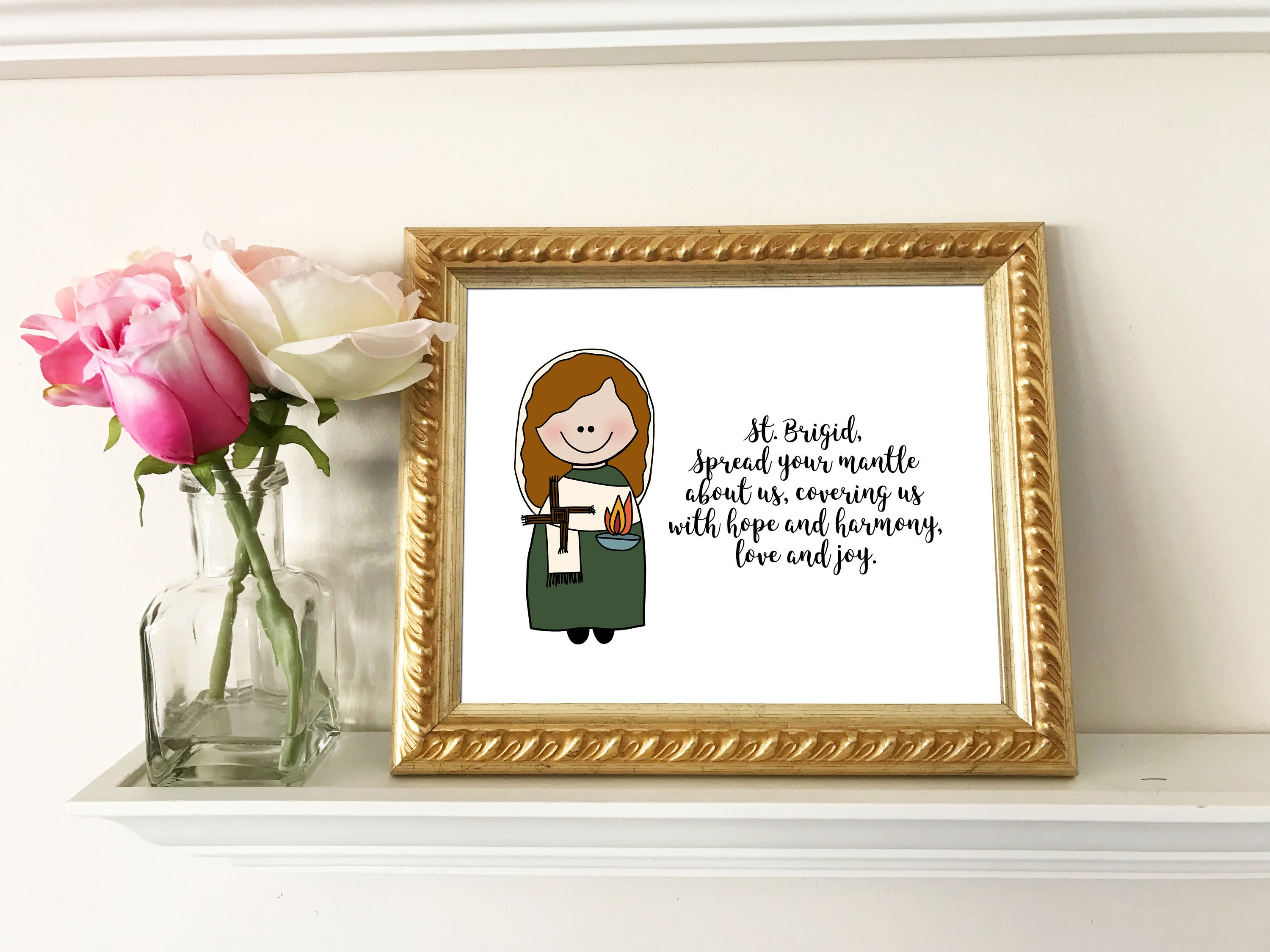 St. Brigid of Ireland / Catholic Saint Quote / Catholic Printable ...