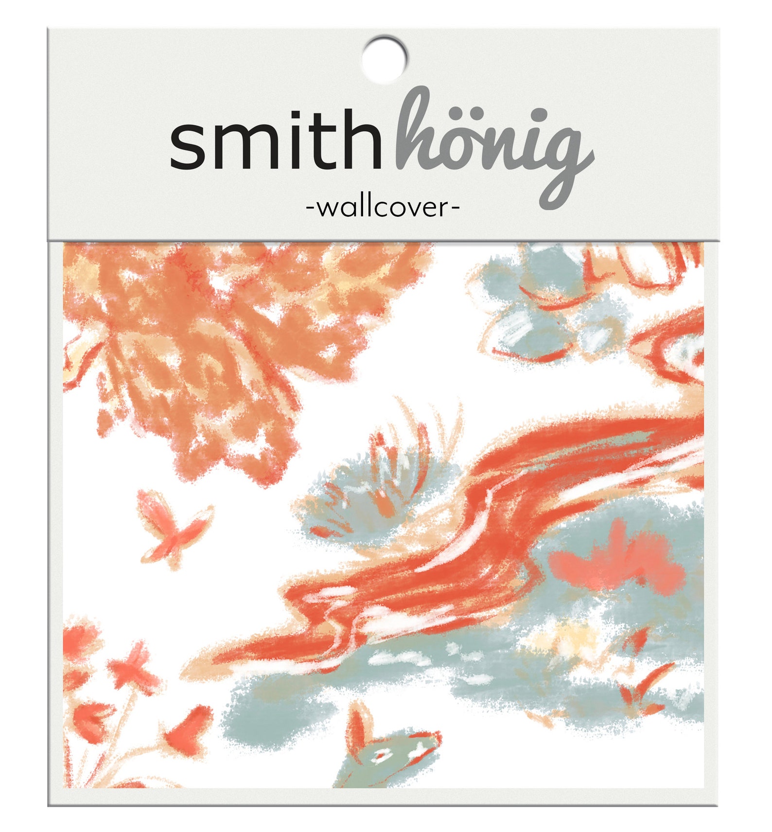 Cottage Core Peach Sage Toile Peel and Stick Wallpaper Coral - Etsy