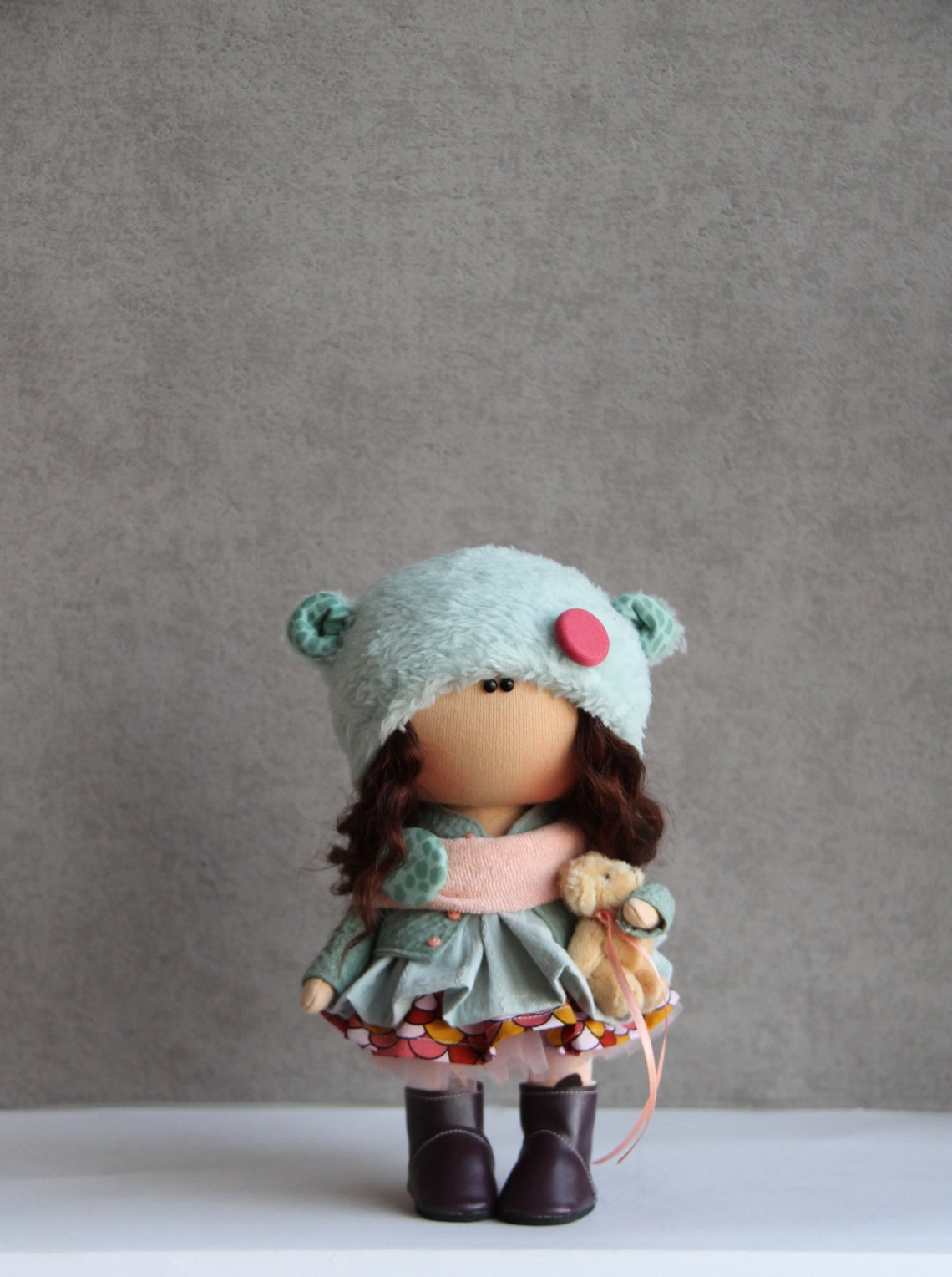 Complete Sewing KIT Pattern for Making Textile Doll - Etsy