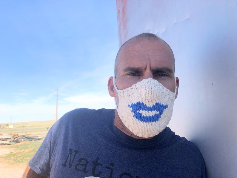 Easy Face Mask Knitting PATTERN, LIPS Mask, Smile, Face Mask Pdf, Easy ...