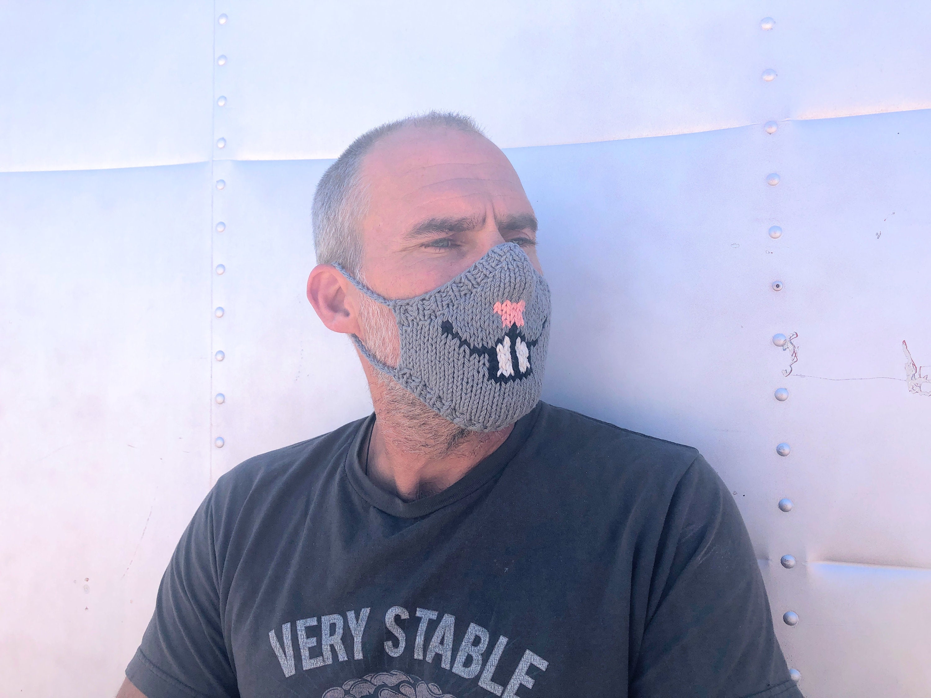 Easy Face Mask Knitting PATTERN, Bunny Teeth Mask, Face Mask Pdf, Knit ...