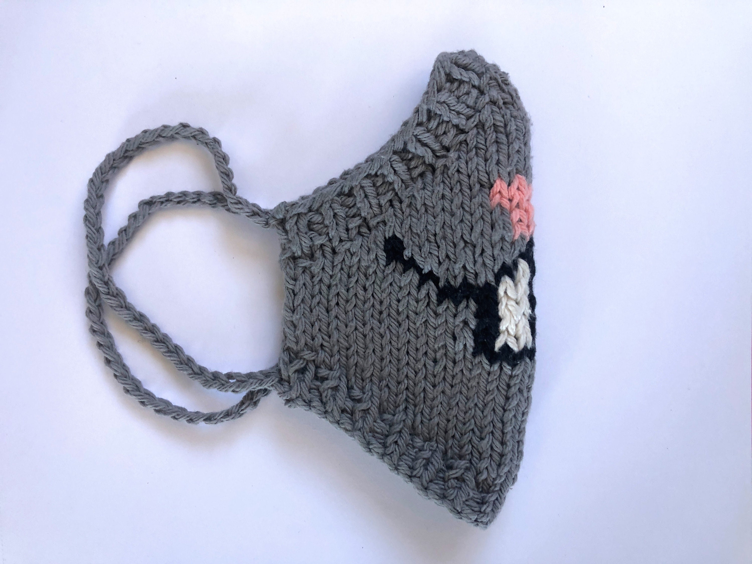 Easy Face Mask Knitting PATTERN Bunny Teeth Mask Face Mask - Etsy