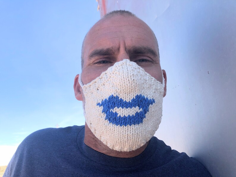 Easy Face Mask Knitting PATTERN, LIPS Mask, Smile, Face Mask Pdf, Easy ...