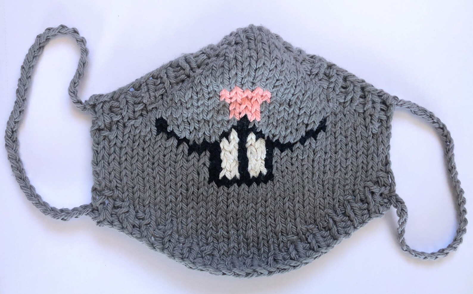 Easy Face Mask Knitting PATTERN Bunny Teeth Mask Face Mask - Etsy