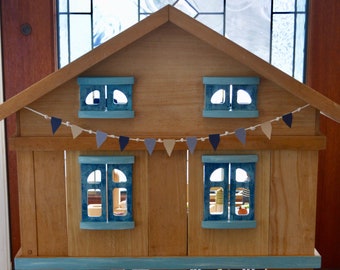 Wooden dollhouse | Etsy