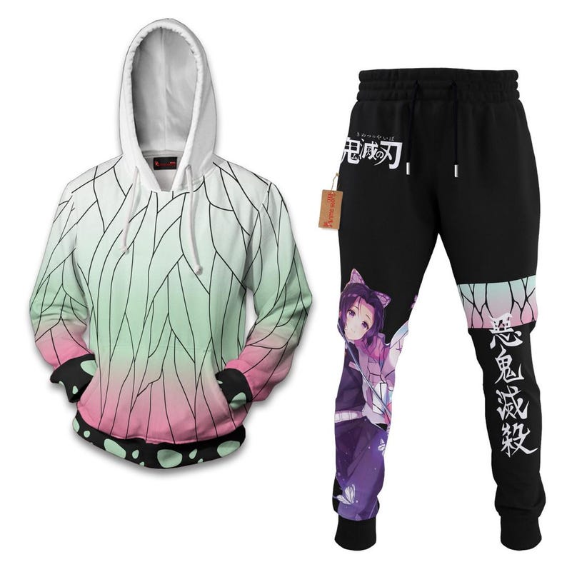 Kochou Shinobu Hoodie and Jogger Set Anime Clothes - Etsy