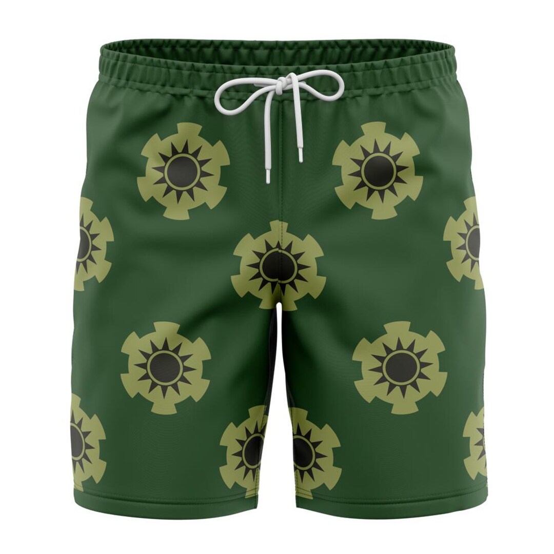 Zoros Wano Pattern OP Pirates Board Shorts Swim Trunks - Etsy