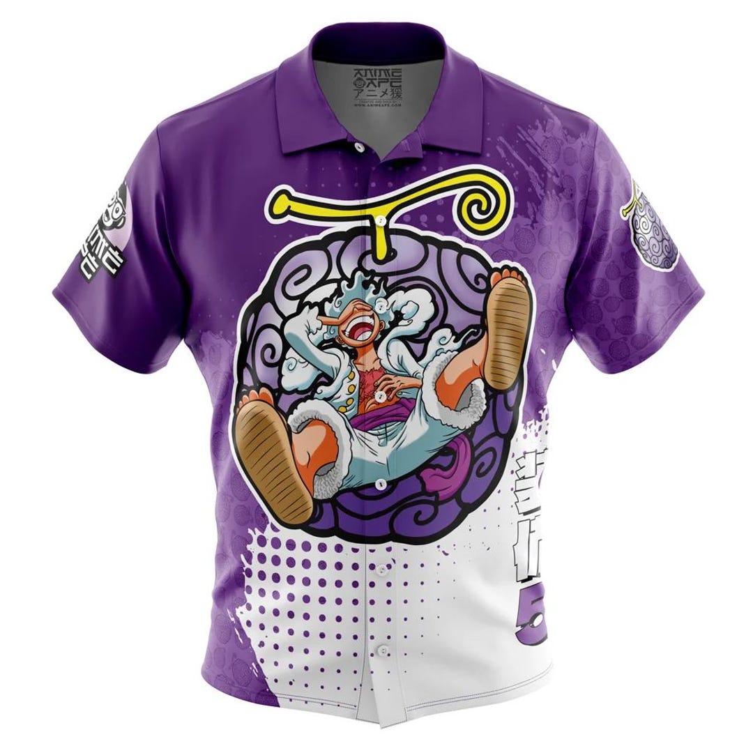Gear 5th Luffy V4 Button up Hawaiian Shirt - Etsy