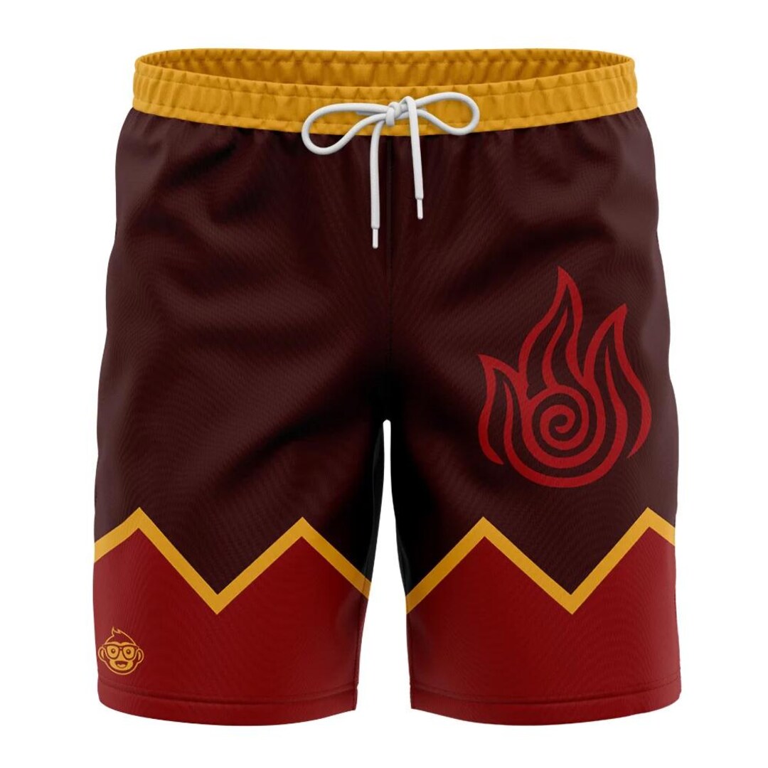 Firebender Avatar Board Shorts Swim Trunks - Etsy