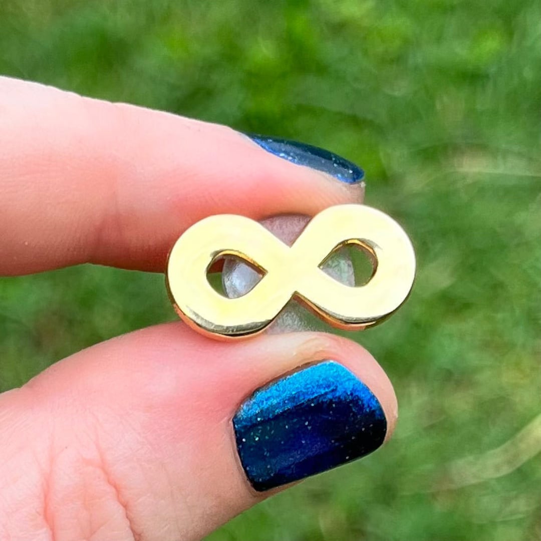 Autism Gold Infinity Symbol - Etsy