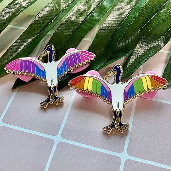 Bi Enamel Pins - Etsy