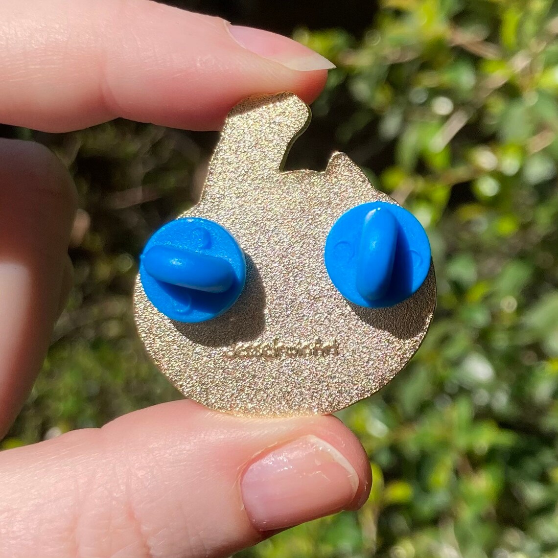 Porcelain Cat Curled Cat Pin 35mm Hard Enamel Pins | Etsy