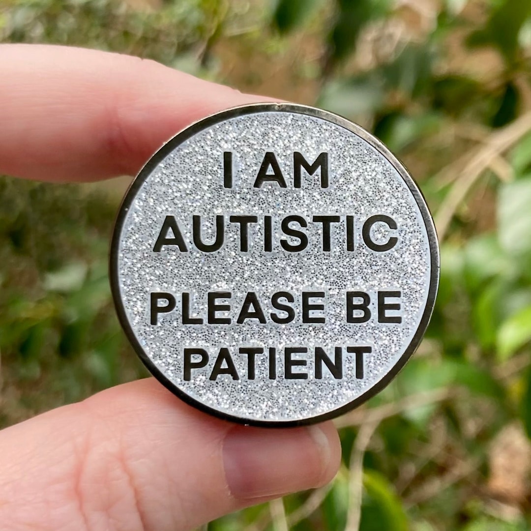I Am Autistic 40mm Hard Enamel Pin - Etsy