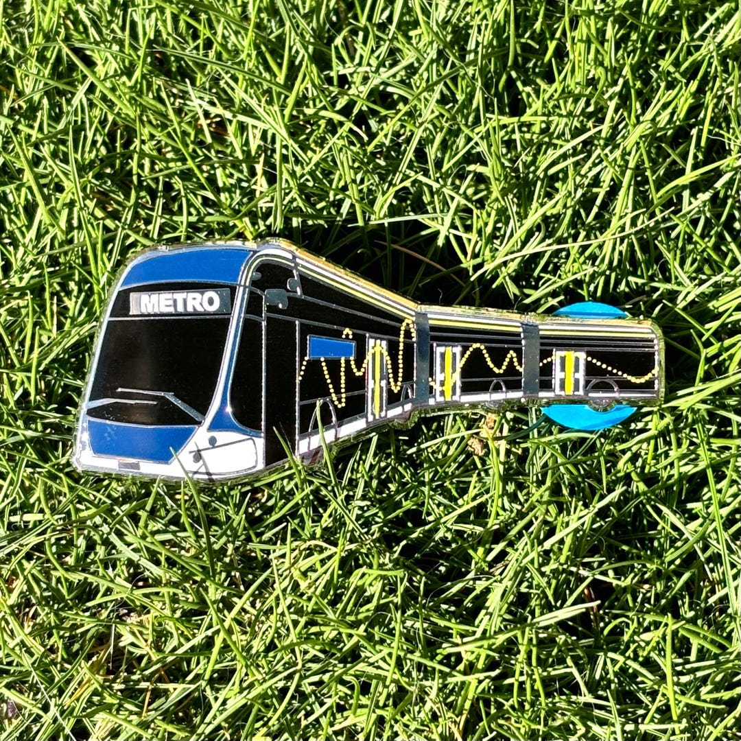 Brisbane Metro Hard Enamel Pin (updated) - Etsy