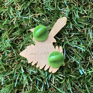 Superb Fairy Wren and Fern 40mm Hard Enamel Pin - Australian Friends ...