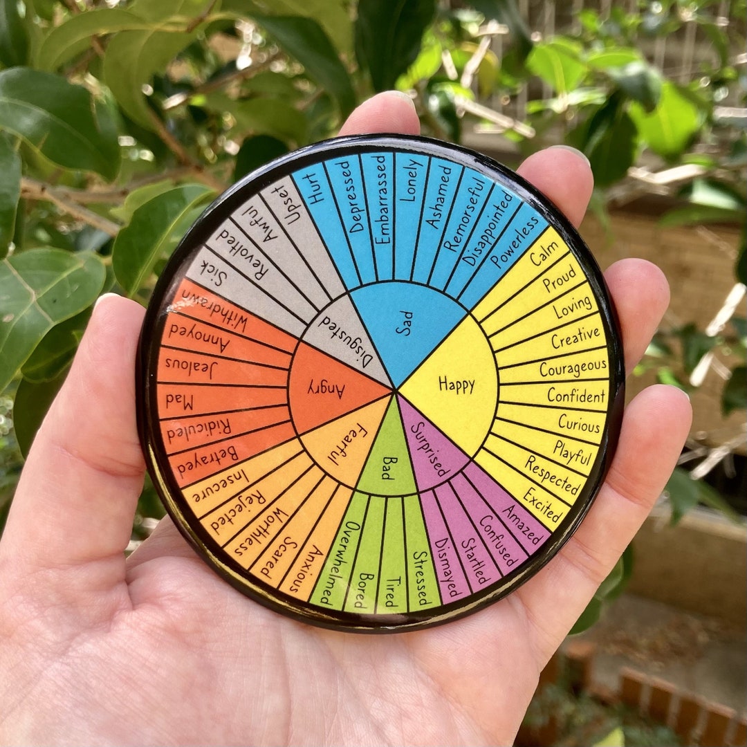 Simplified Feelings Wheel Magnet - Etsy