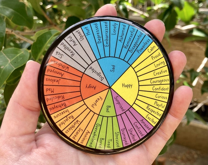 Simplified Feelings Wheel Magnet - Etsy