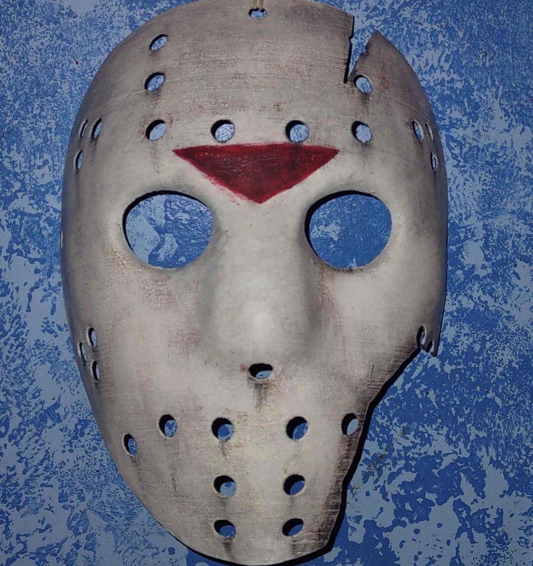 3d Printed Clean Style Painted Part 7 Jason Hockey Mask - Etsy