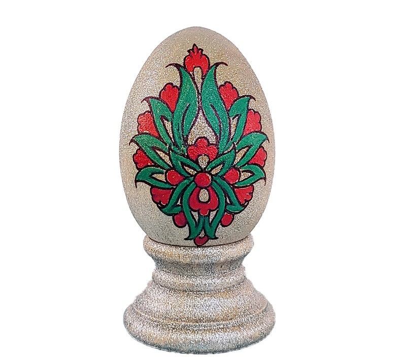 Persian Motif Lalabbasi or Anar Flower on Egg Haftseen - Etsy