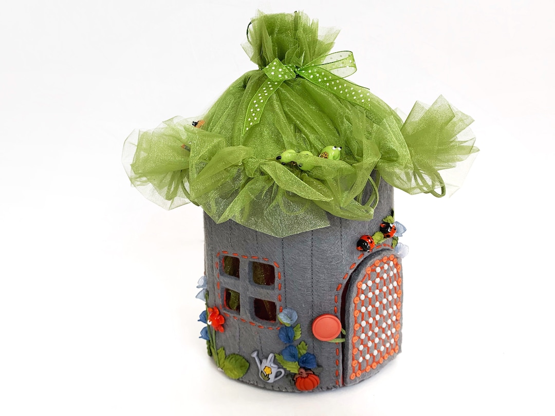 Felt Fairy House Pattern Fabric Doll House Sewing Pattern PDF Fairy ...