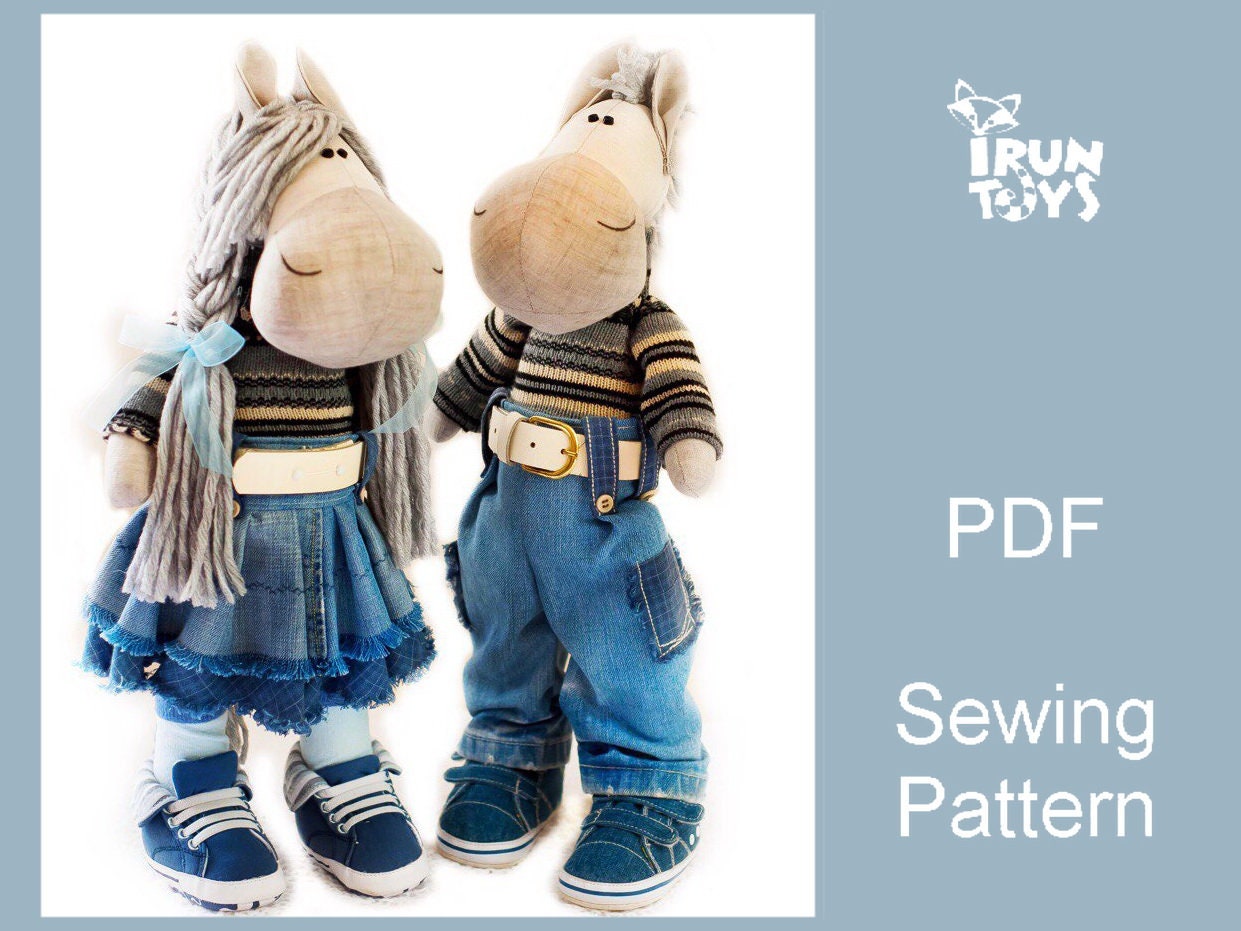 DONKEY PATTERN PDF/ Donkey Doll Pattern Pdf/ Digital Pattern/ - Etsy